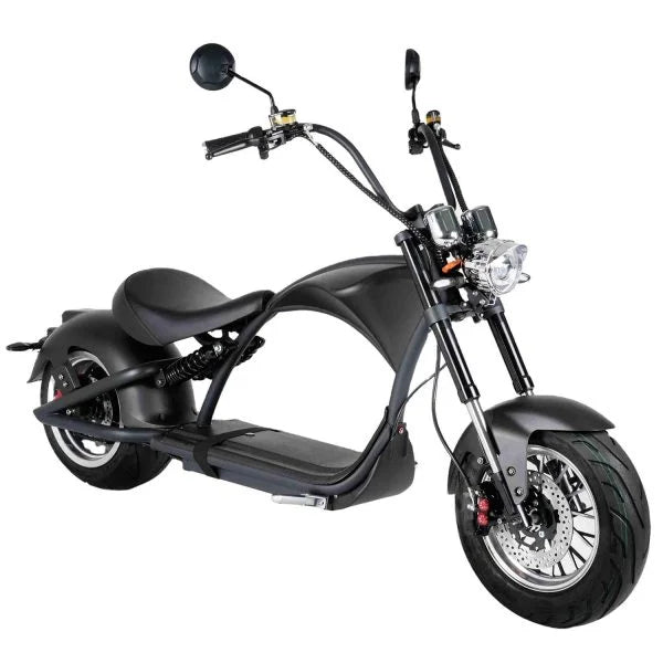 Wunderschone Elektrische Scooter Chopper Bild